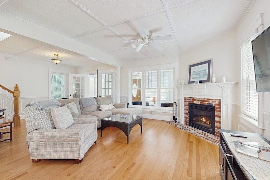 Walk To Dock Square | Dog-friendly | Fireplace | Coastal Kennebunk Retreat - Middle Beach, Kennebunk