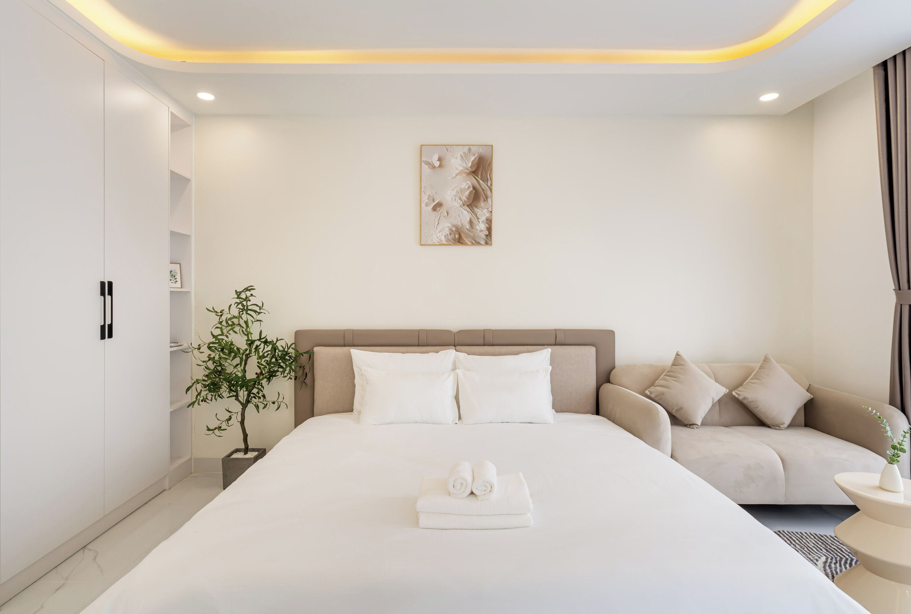 Quarto Deluxe, 1 cama king-size, no edifício anexo | Roupa de alta qualidade, Wi-fi grátis, roupa de cama fornecida 