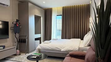Apartamento, 1 quarto, acessível, para fumantes | Sala de estar