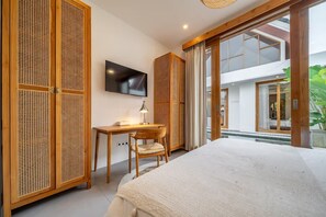 Villa Deluxe, 2 quartos, piscina privativa | Vista do quarto