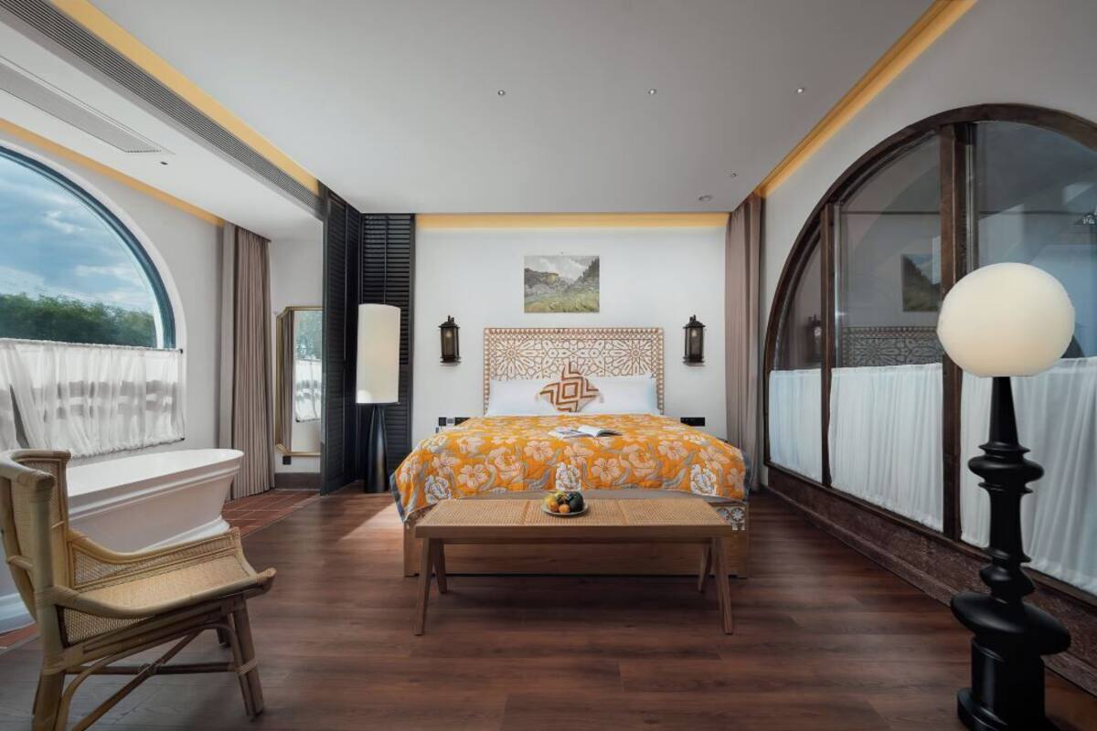 Quarto Duplo Comfort, vista para a montanha | Wi-fi grátis 
