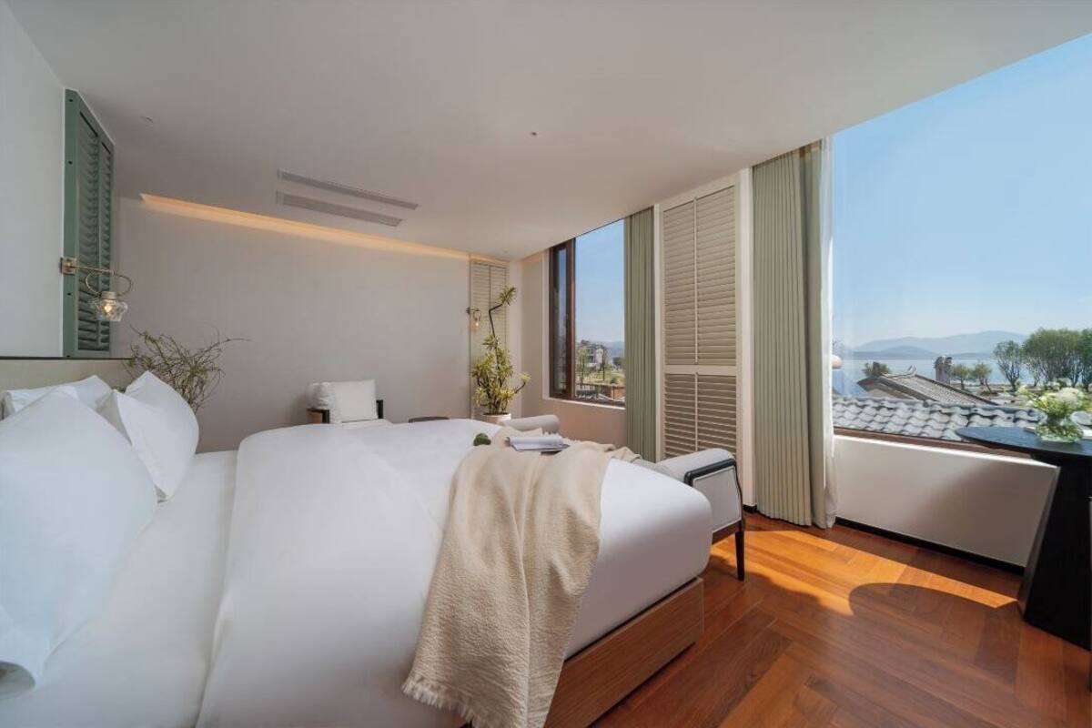 Quarto Twin, vista para o lago | Wi-fi grátis 