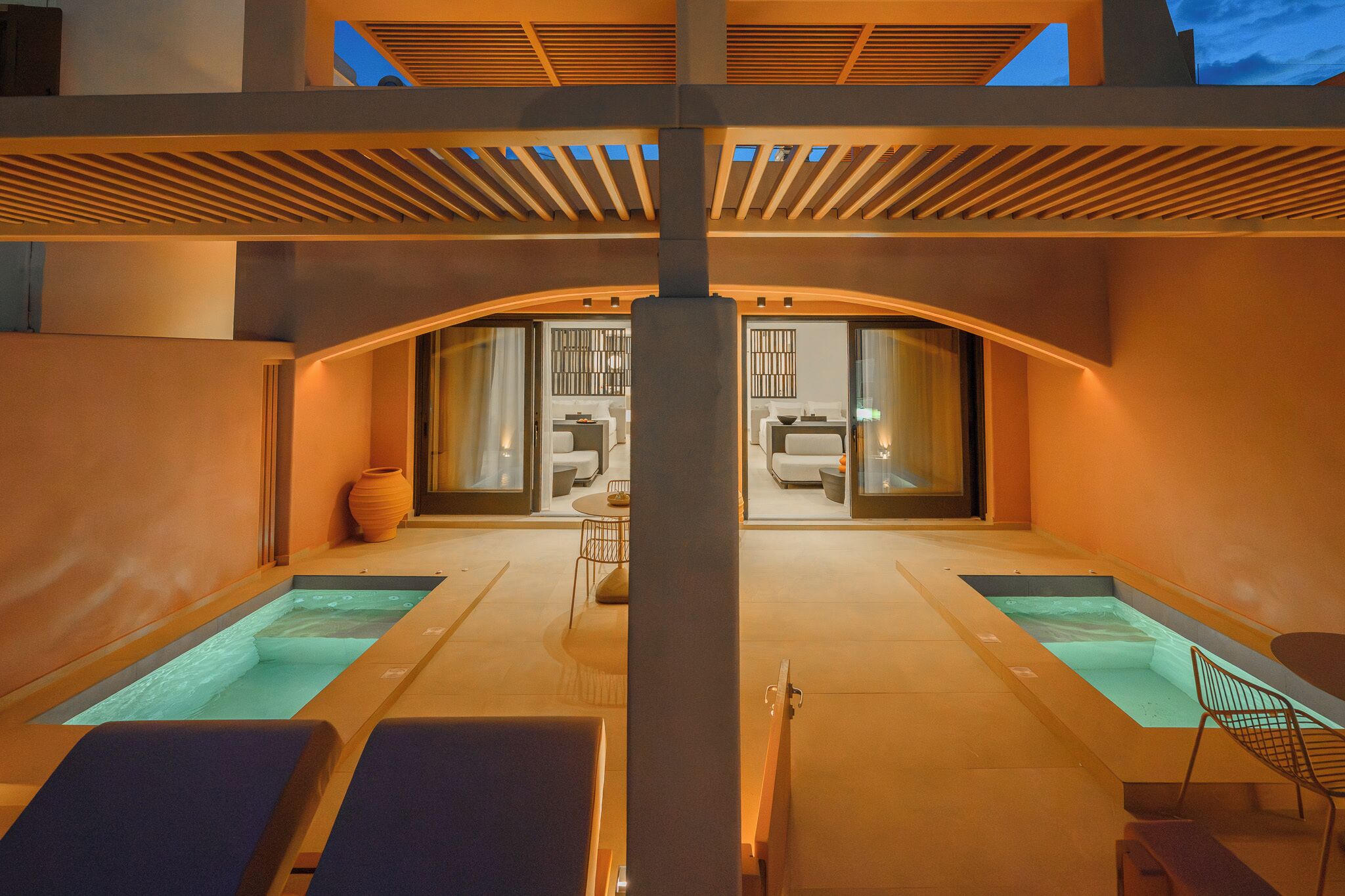 Deluxe Suite with Sunrise View and Hot Tub | Terraço/pátio interior