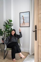 Apartamento Deluxe, varanda, junto à praia | Interior