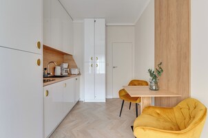 Estúdio Comfort, kitchenette | Interior