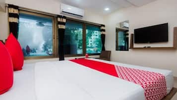 Deluxe Room, City View | Roupa de cama fornecida