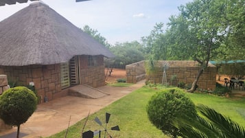 Bungalow, 2 quartos, vista para a montanha | Terraço/pátio interior