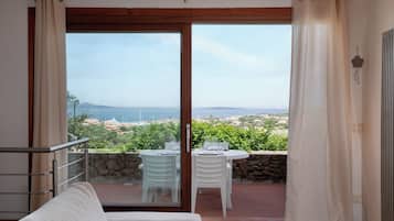 Dúplex, vista para o mar | Terraço/pátio interior