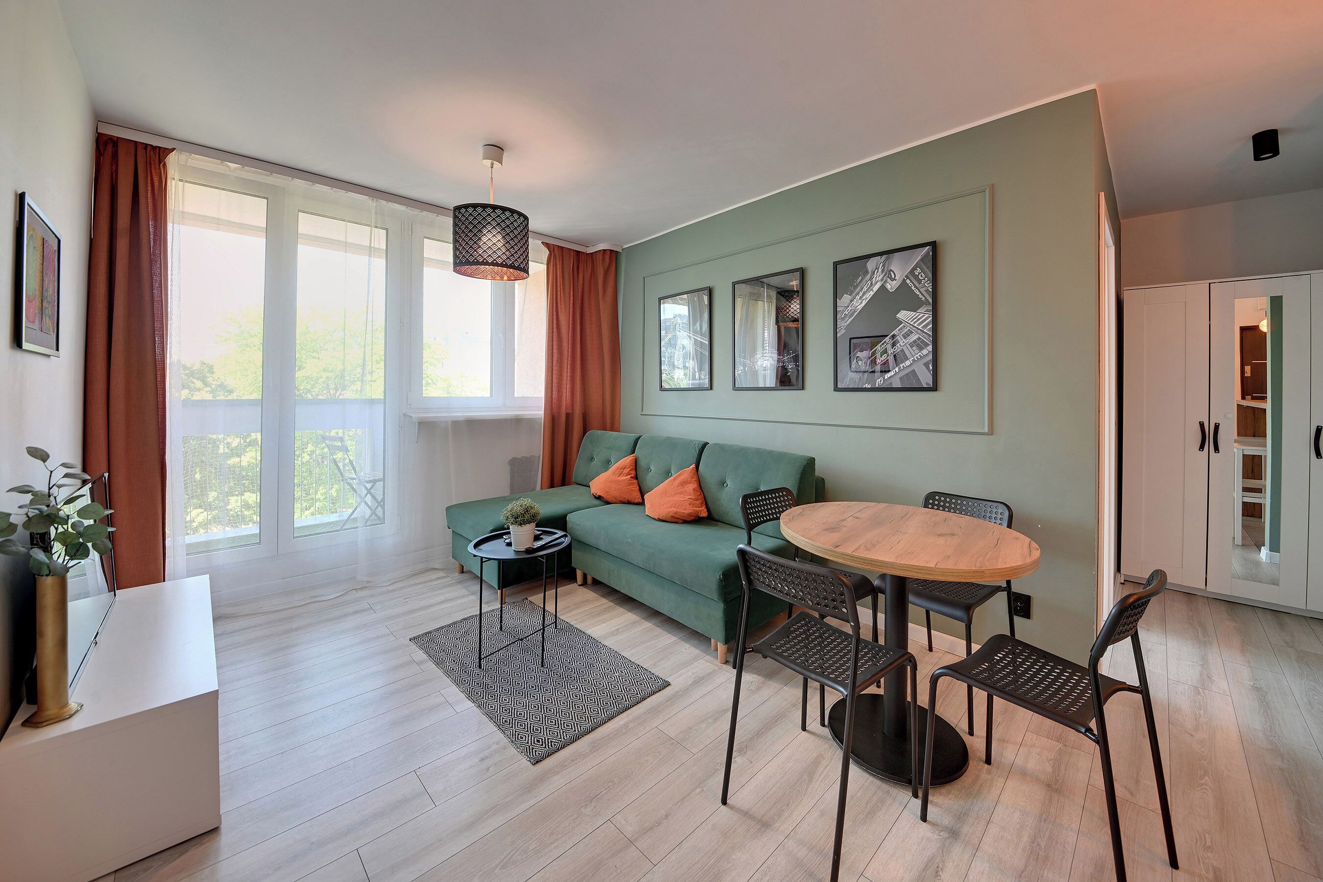 Apartamento, varanda | Sala