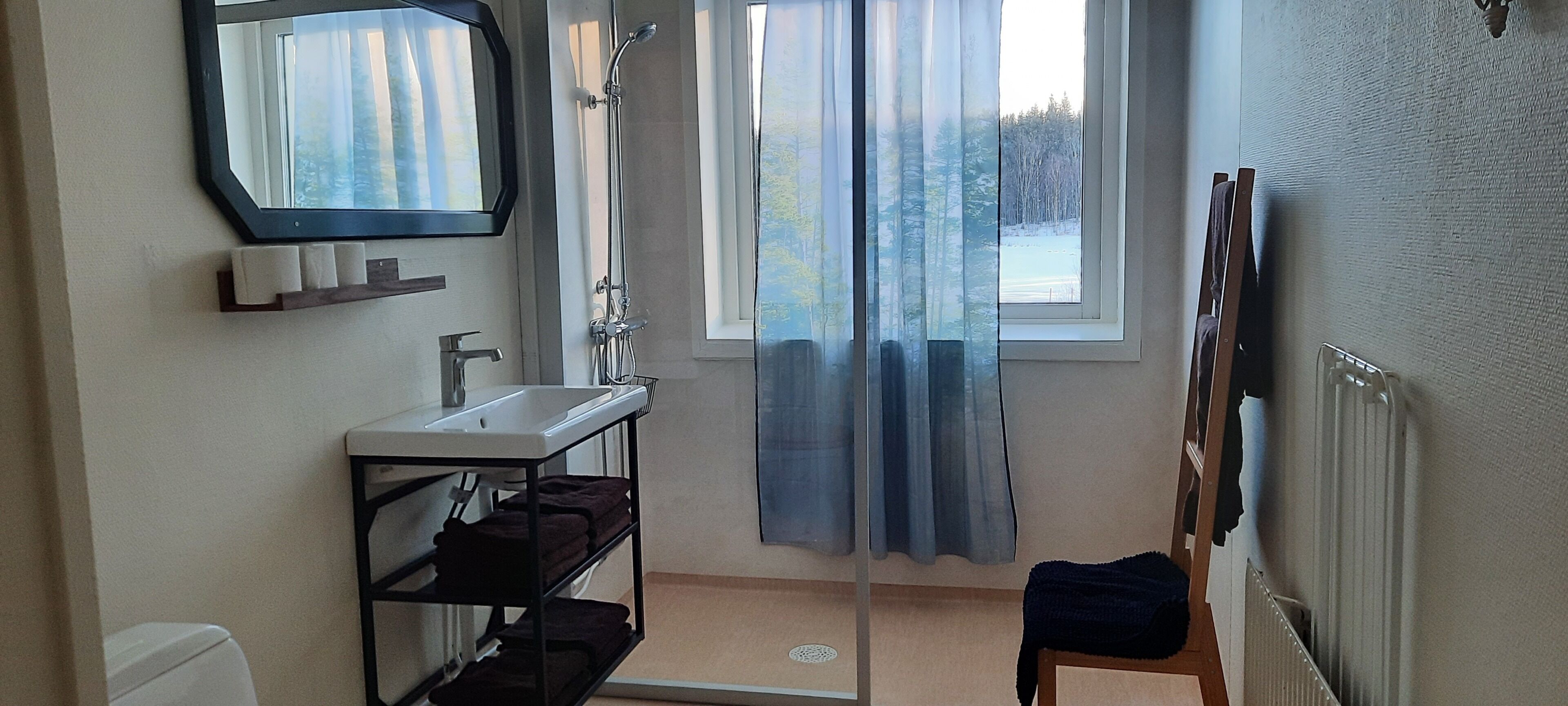 Apartamento, para não fumantes, vista para o lago | Banheiro