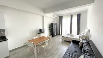 Estúdio exclusivo, vista para o resort | Cofres nos quartos, cortinas blackout, quartos à prova de som