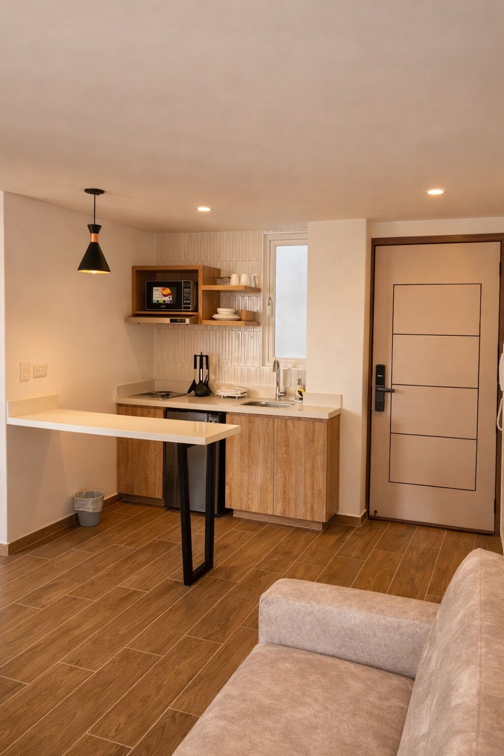 Apartamento standard, vista para a cidade | Espaço de trabalho para notebook, Wi-Fi de cortesia, roupa de cama