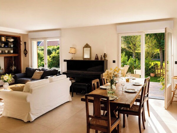 House With Garden Near The Beach - Pool And Tennis - Deauville