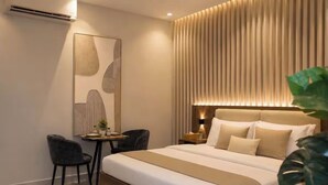 Luxury Studio 329 | Cortinas blackout, quartos à prova de som, ferros/tábuas de passar roupa