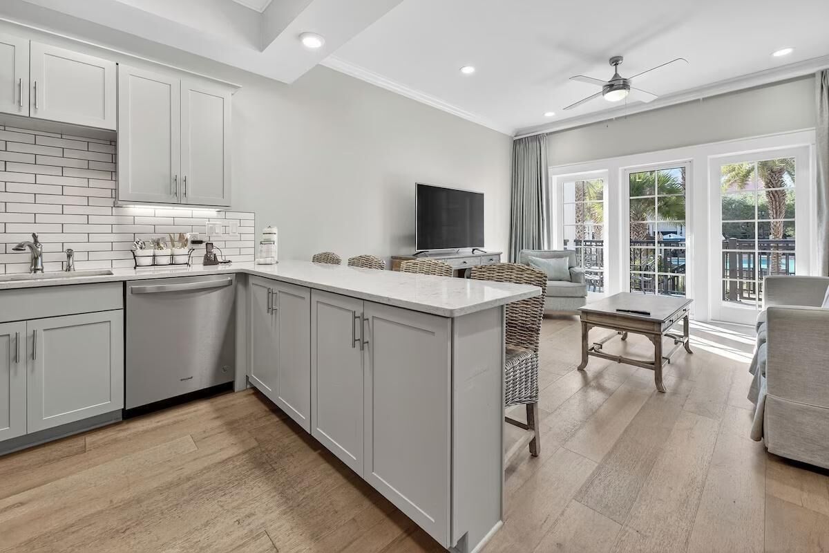 Condo, 1 cama King e sofá-cama (Henderson Beach Resort Lofts 104- Poo) | Cozinha privada