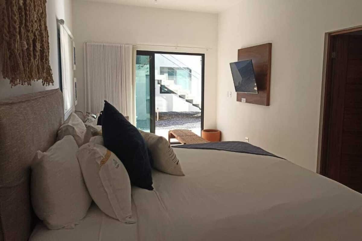Estúdio standard, vista para o mar | Roupas de cama premium, Wi-Fi de cortesia, roupa de cama