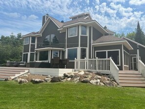 Amazing 6-bedroom, 5K sq. ft, one acre secluded Mullett Lake Beachfront ...