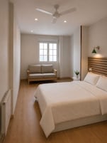 Suíte | Escrivaninha, Wi-Fi de cortesia, roupa de cama