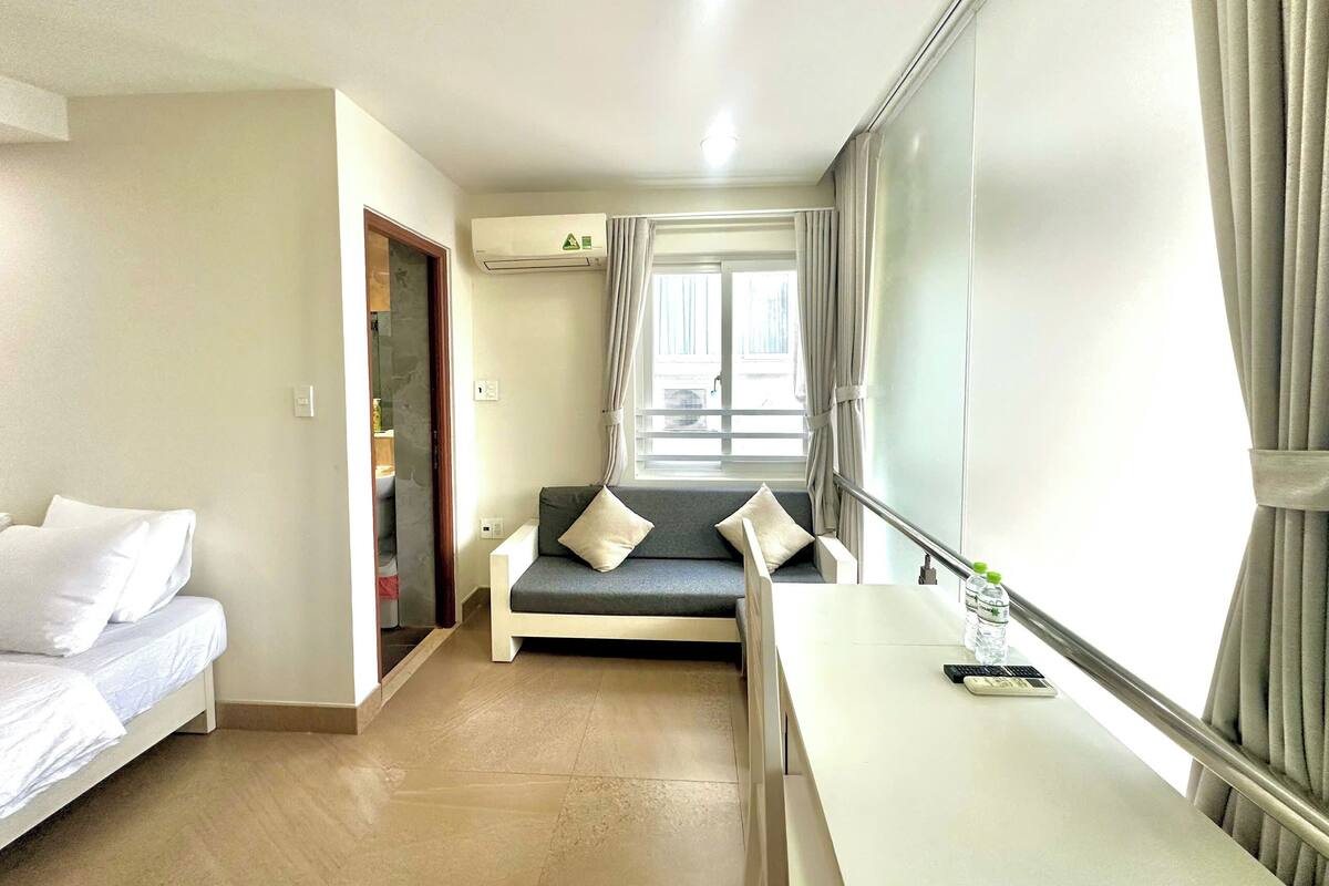 Estúdio Deluxe, não fumadores | Minibar, secretária, ferro/tábua de engomar, Wi-fi grátis 