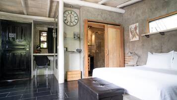 Cabana de Madeira Deluxe, 1 cama king-size, vista para o jardim | Wi-fi grátis