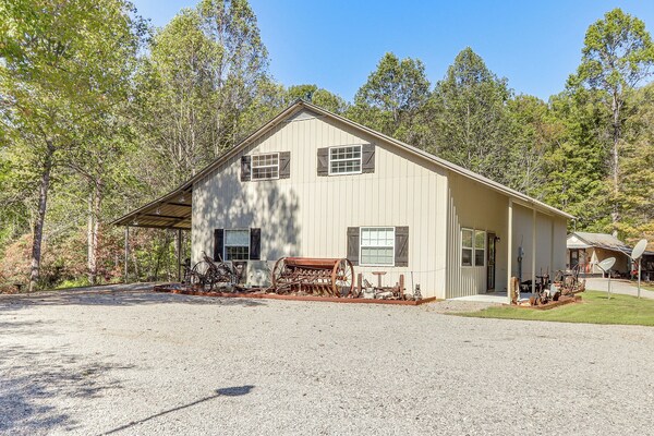House & Tiny Cabin! Multi-acre East Tn Property - Tellico Plains, TN