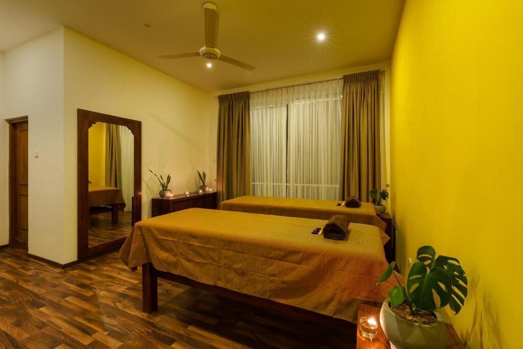 Quarto Duplo de Luxo, varanda, vista para a montanha | Spa | Tratamentos aiurvédicos 