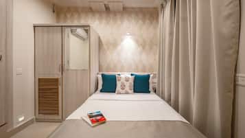 Quarto standard, 1 cama de casal, para não fumantes, banheiro privativo | Ferros/tábuas de passar roupa, Wi-Fi de cortesia