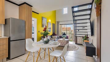 Apartamento, 1 quarto, varanda | Sala de jantar