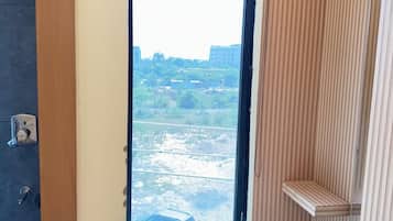Vista para a cidade desde o alojamento
