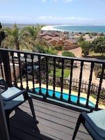 Apartamento Comfort, vista para a praia | Terrenos do alojamento