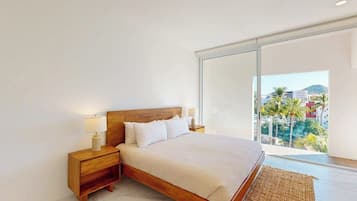 Apartamento, várias camas, varanda, Vista para a cidade (Marea Los Cabos Fragata 401) | 2 quartos, com decoração personalizada, com mobília individualizada