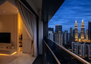 Apartamento, 3 quartos, vista para a cidade | Vista do quarto