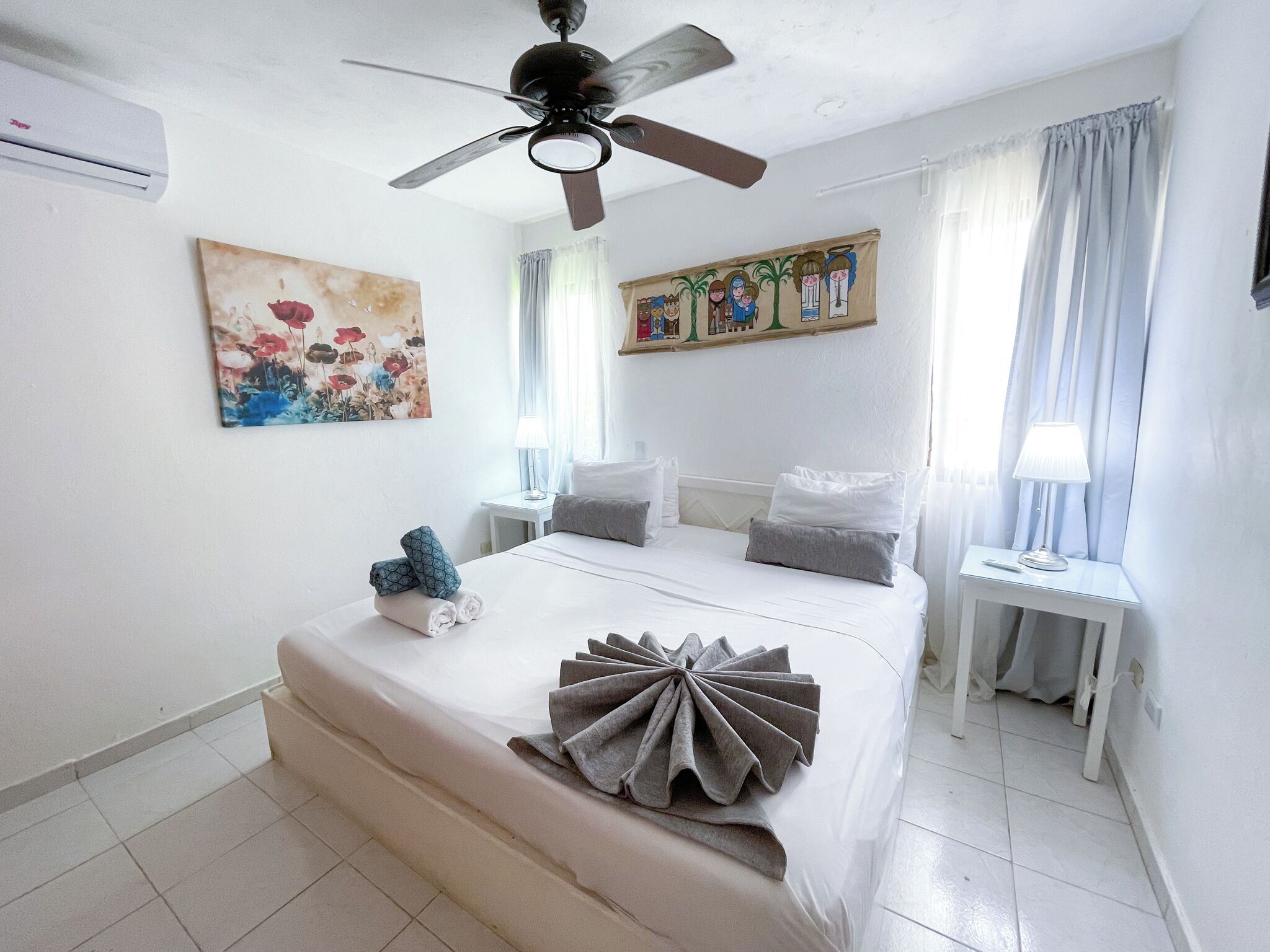 Villa, 3 quartos, vista para o jardim | Cofre no quarto, Wi-fi grátis, roupa de cama fornecida 