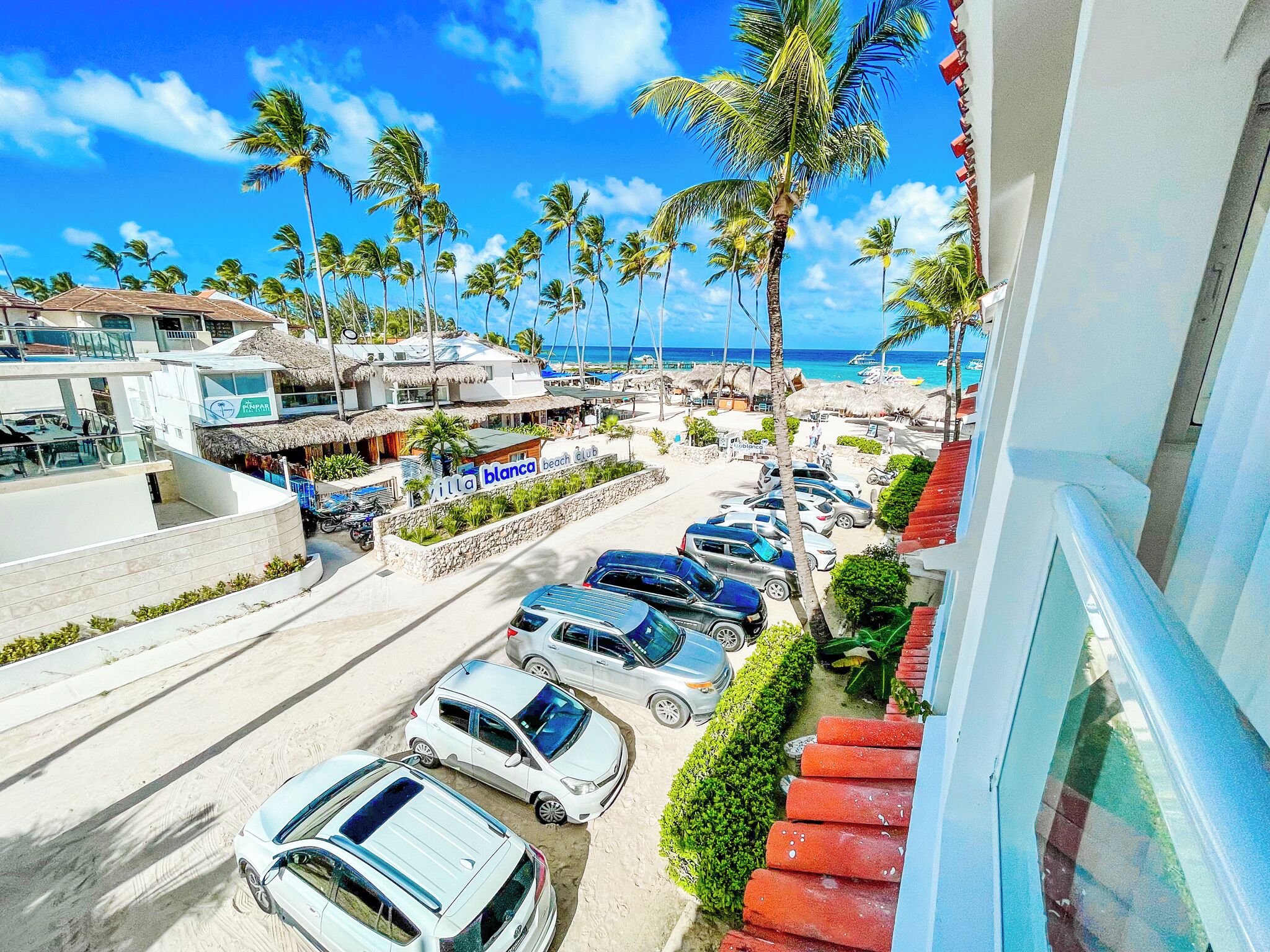 Apartamento, vista para a praia, junto à praia | Vista do quarto