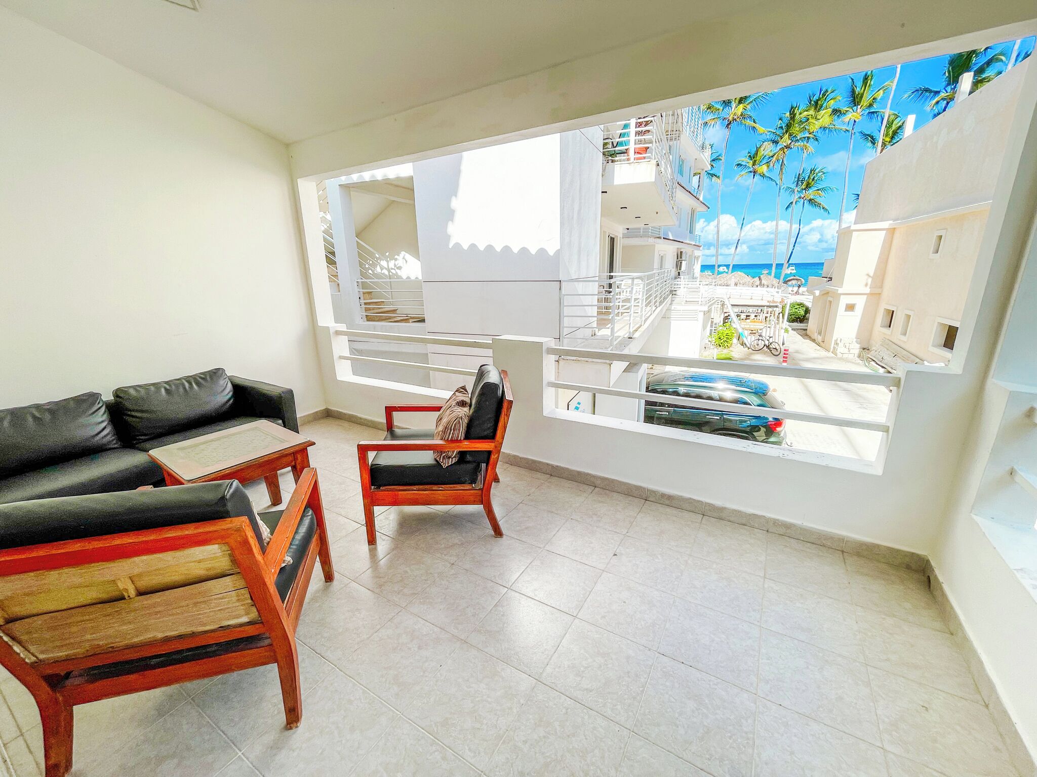 Apartamento Tradicional, vista para a praia | Vista do quarto