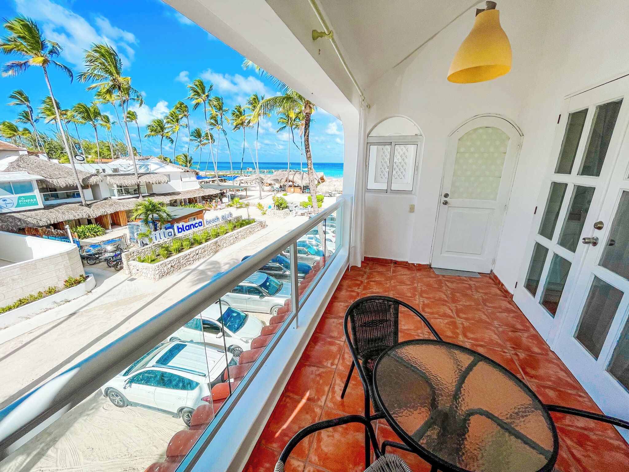 Apartamento, vista para a praia, junto à praia | Terraço/pátio interior