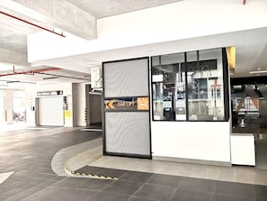 Entrada do alojamento