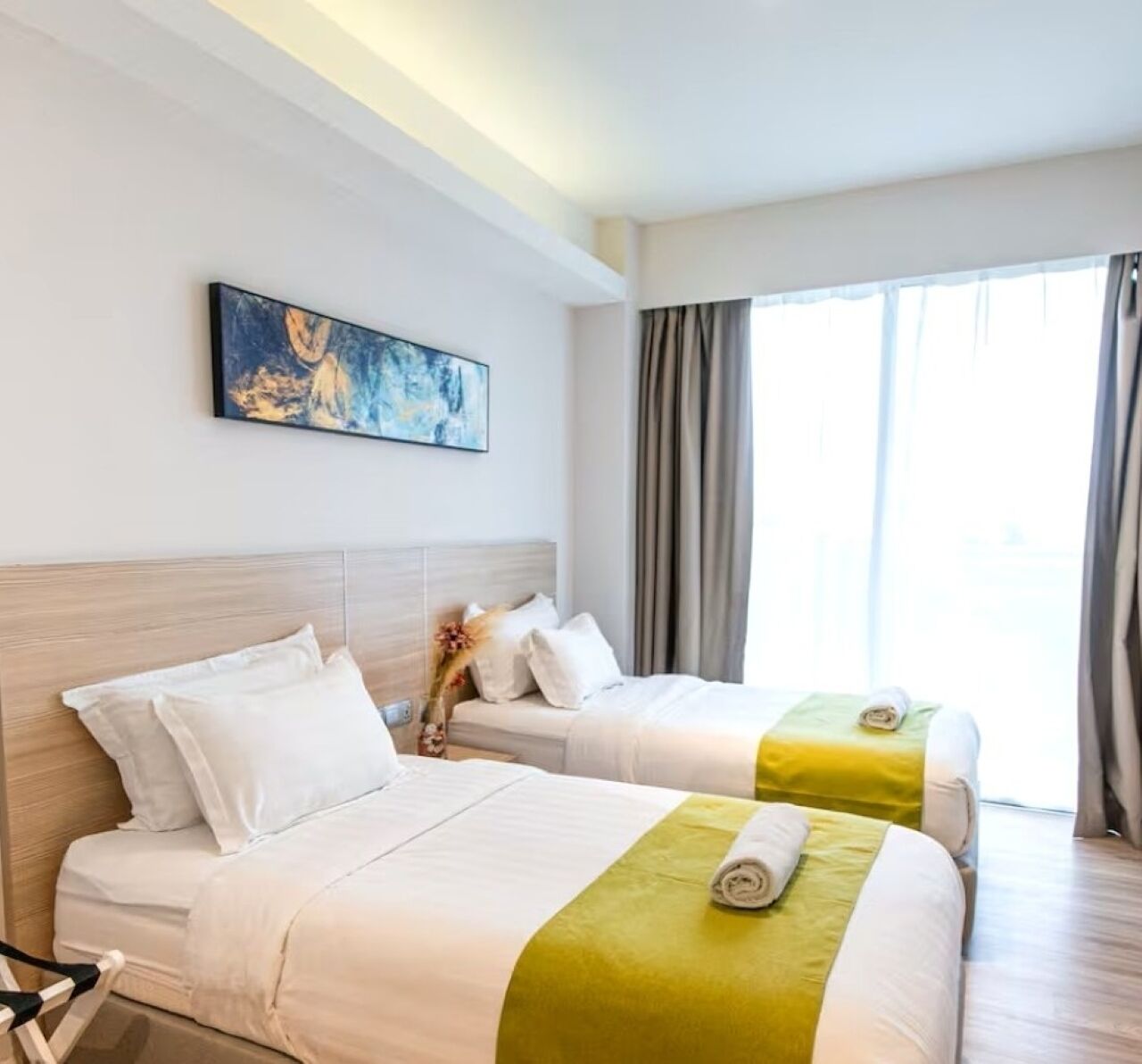 Apartamento, 2 quartos, Vista para a cidade | Secretária, ferro/tábua de engomar, Wi-fi grátis 