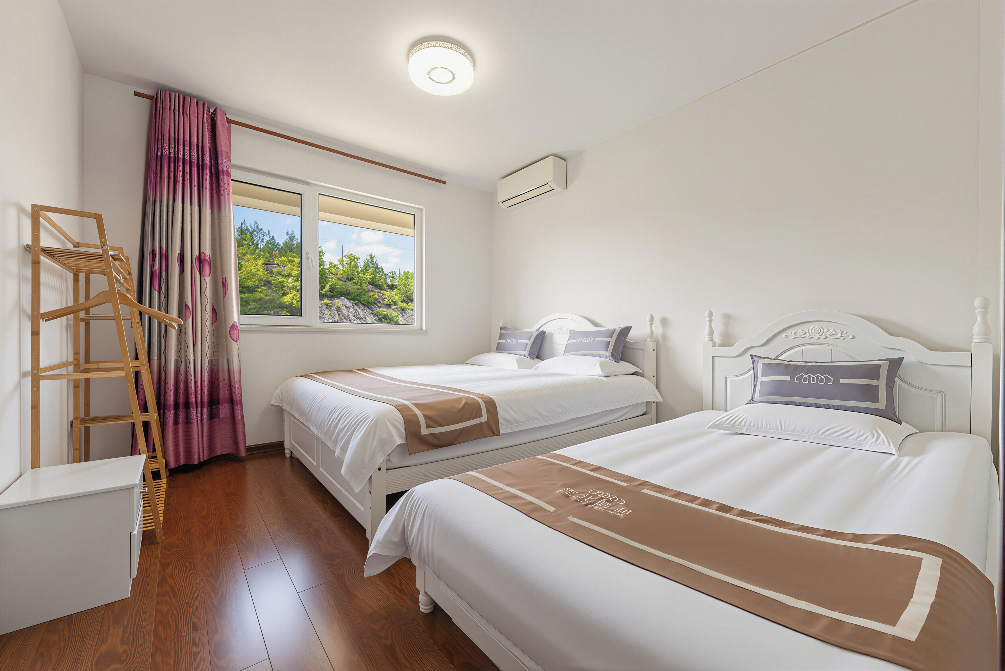 Suíte luxo, sacada, vista para a colina | Roupas de cama premium, individualmente decorados