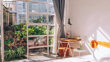Quarto Duplo, vista para o jardim | Vista do quarto