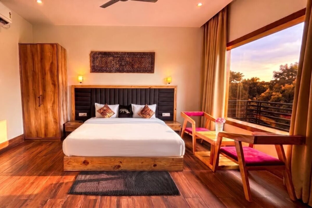 Quarto Duplo, vista para o jardim
