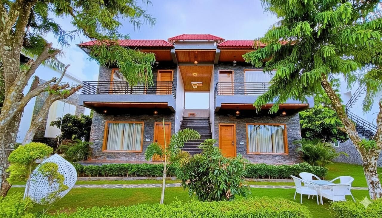 Quarto casal, vista para o jardim | Fachada