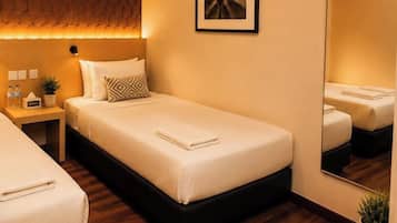 Quarto Twin | Ferro/tábua de engomar, Wi-fi grátis, roupa de cama fornecida