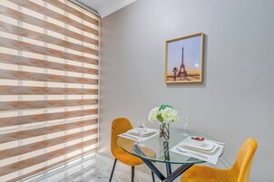 Apartamento, 1 quarto | Opções para refeição