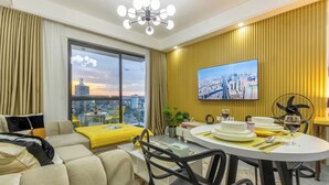 Apartamento luxo, sacada | Parte interna