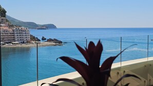 Suíte superluxo, sacada, vista para o mar | Sacada