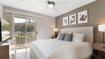 Apartamento (2 Bedrooms) | 1 quarto, ferro/tábua de engomar, com decoração personalizada 