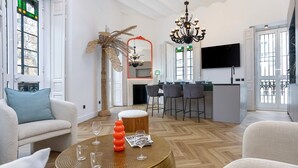 Apartamento (3 Bedrooms) | Sala de estar