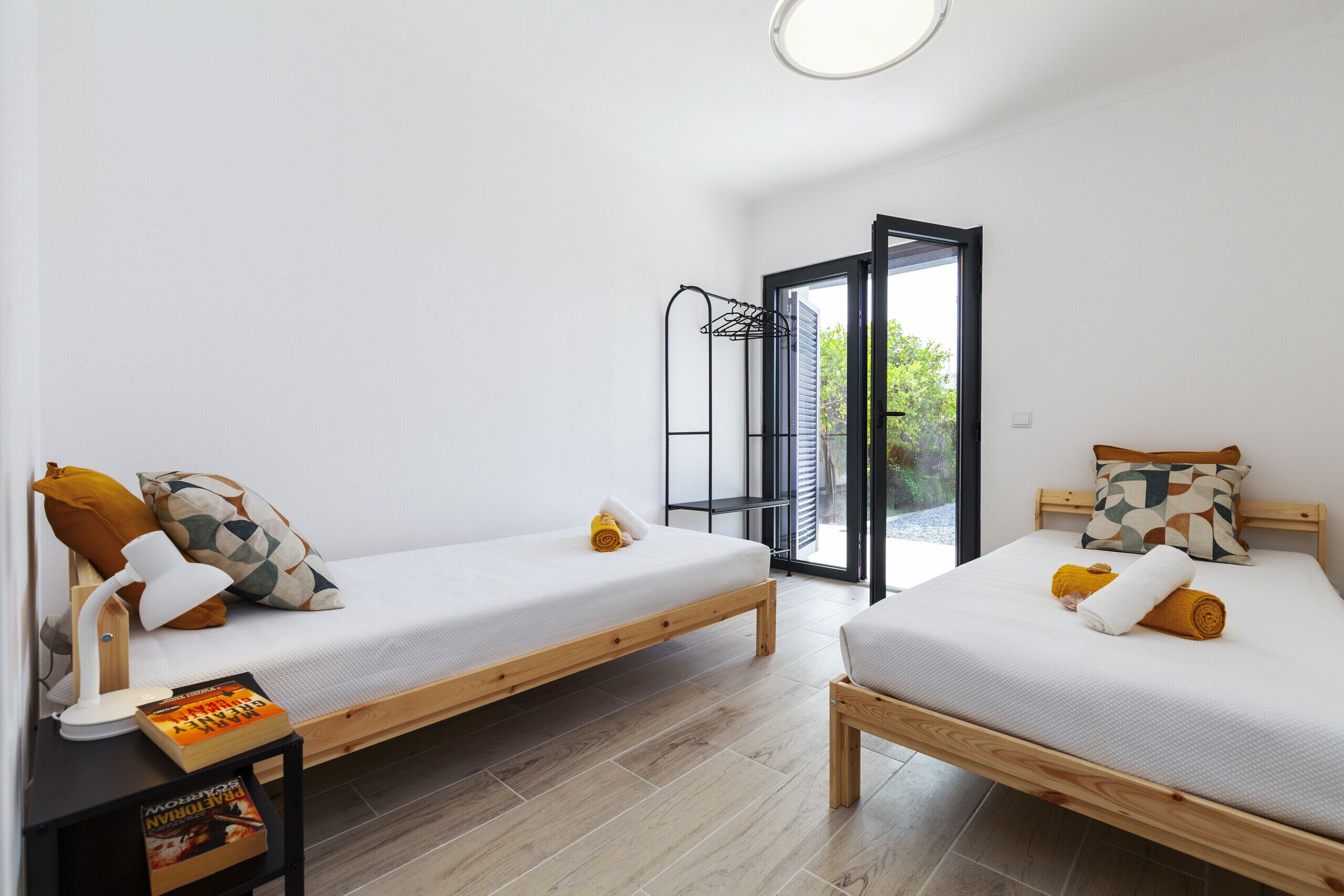 4 quartos, roupa de cama fornecida 