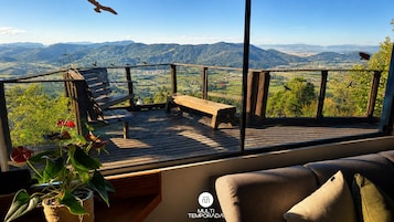 Cabana, 2 quartos, ar-condicionado, vista para a montanha | Parte interna